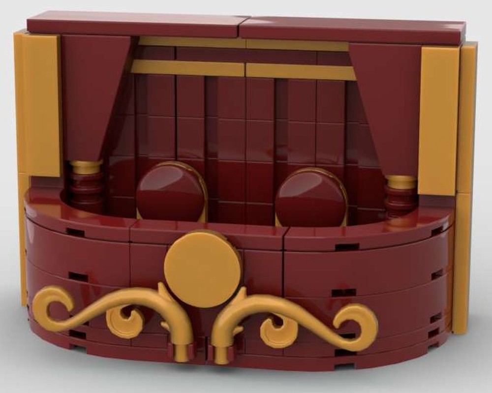 LEGO MOC Statler and Waldorf balcony by BeauC3PO | Rebrickable - Build ...