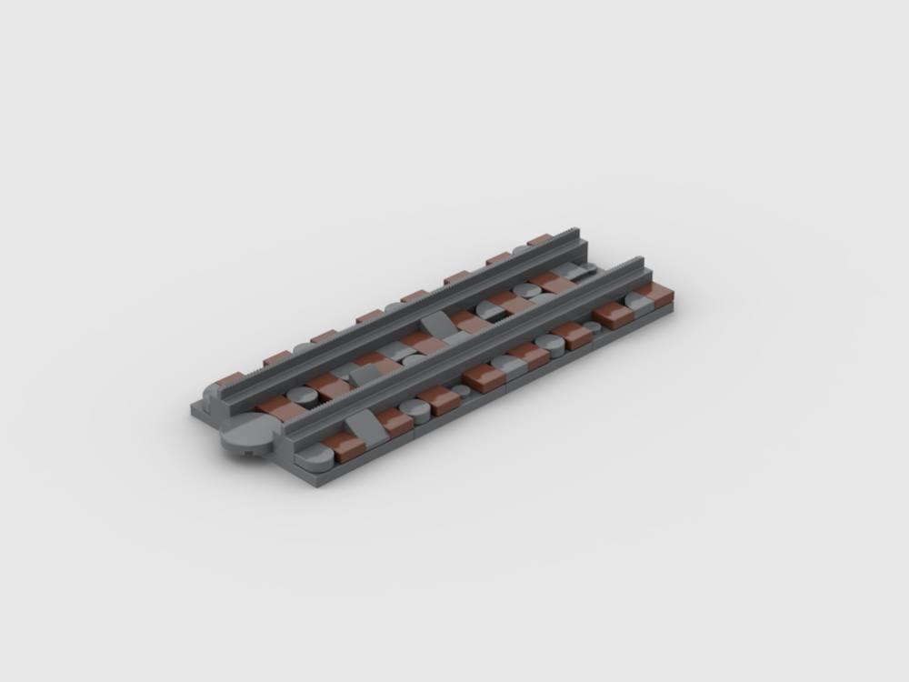 LEGO MOC-237299 4-stud wide straight track by I_like_to_make_stuff ...