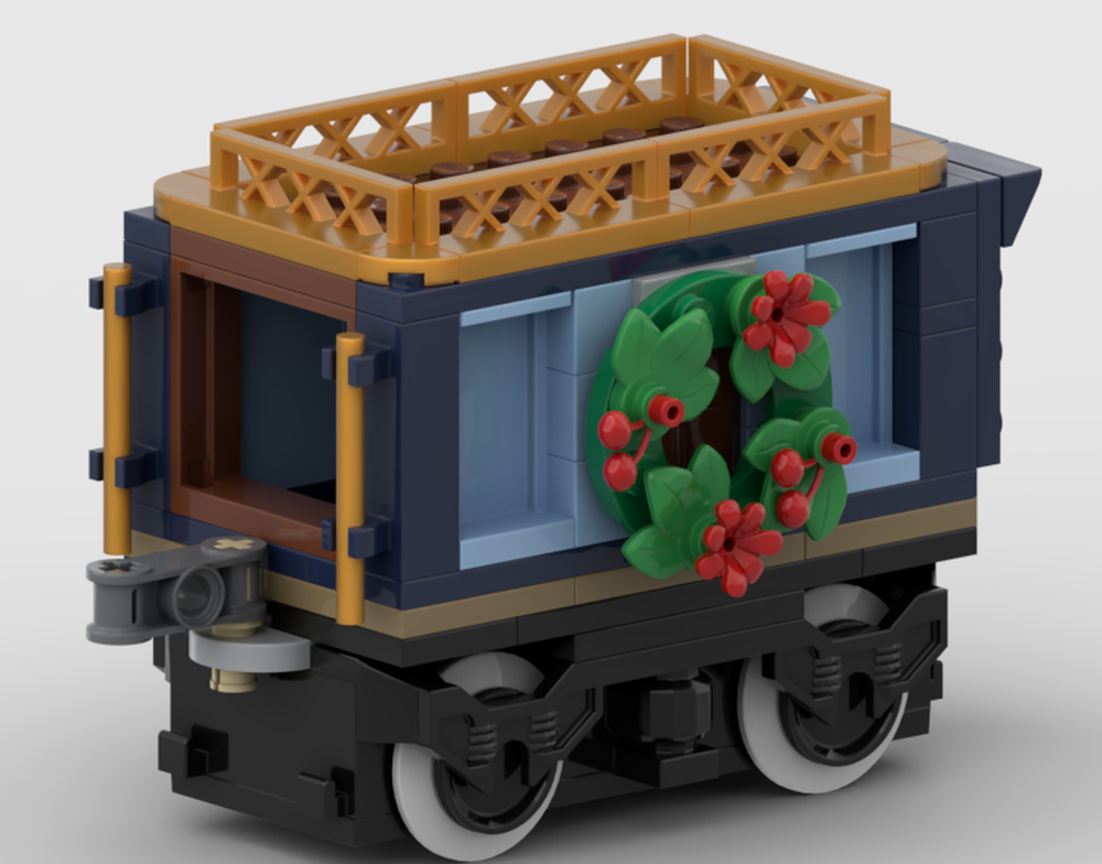 LEGO MOC Winter Village Holiday Express Motorized Tender by gijoseph25b ...