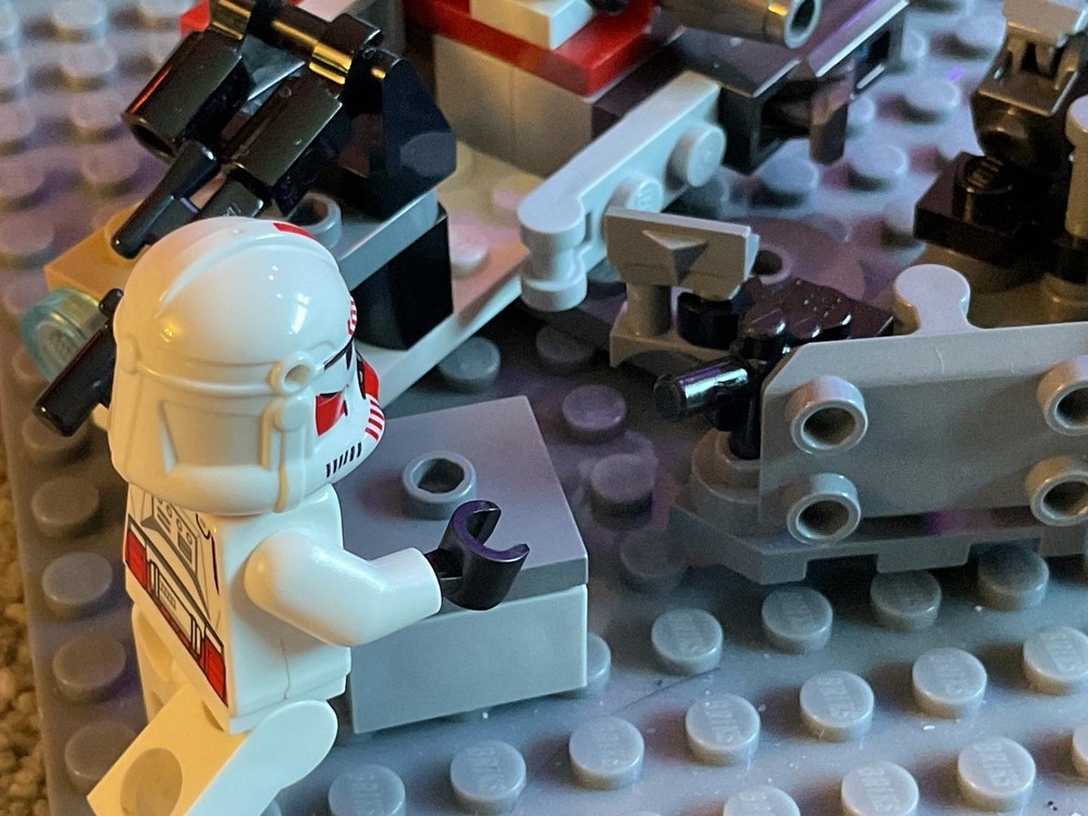 LEGO MOC Clone speeder with side car by StarWarsStuds989 | Rebrickable ...