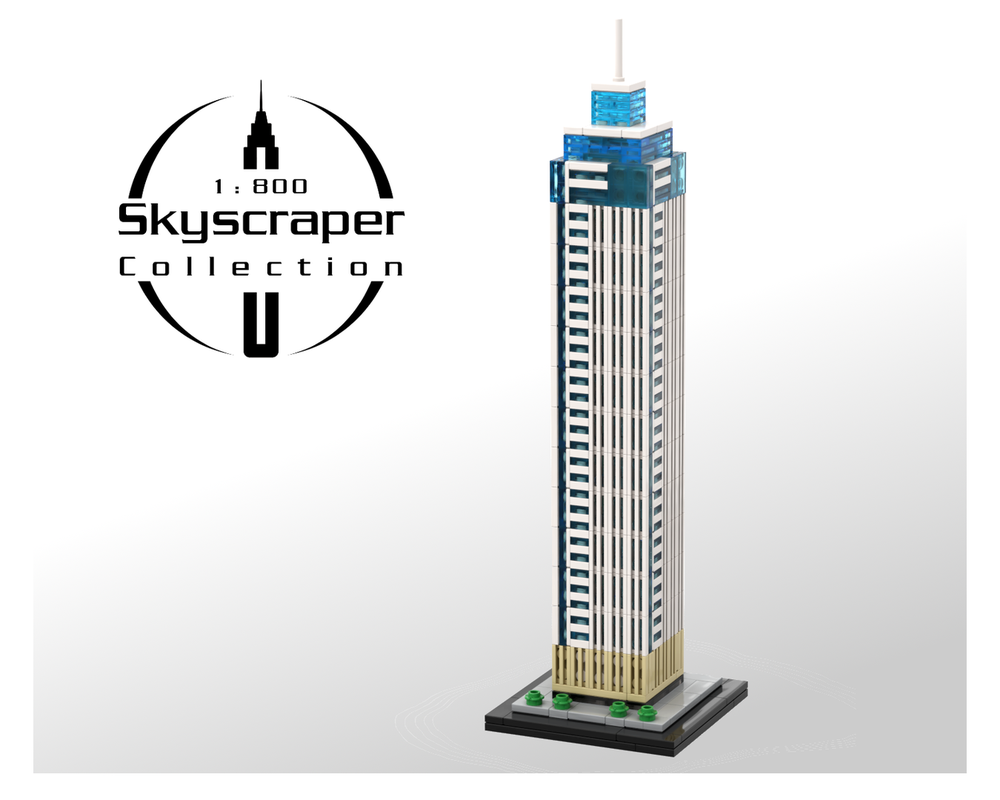 LEGO MOC-237330 De Zalmhaven I 1:800 Scale (Zalmhaventoren) by SPBrix ...