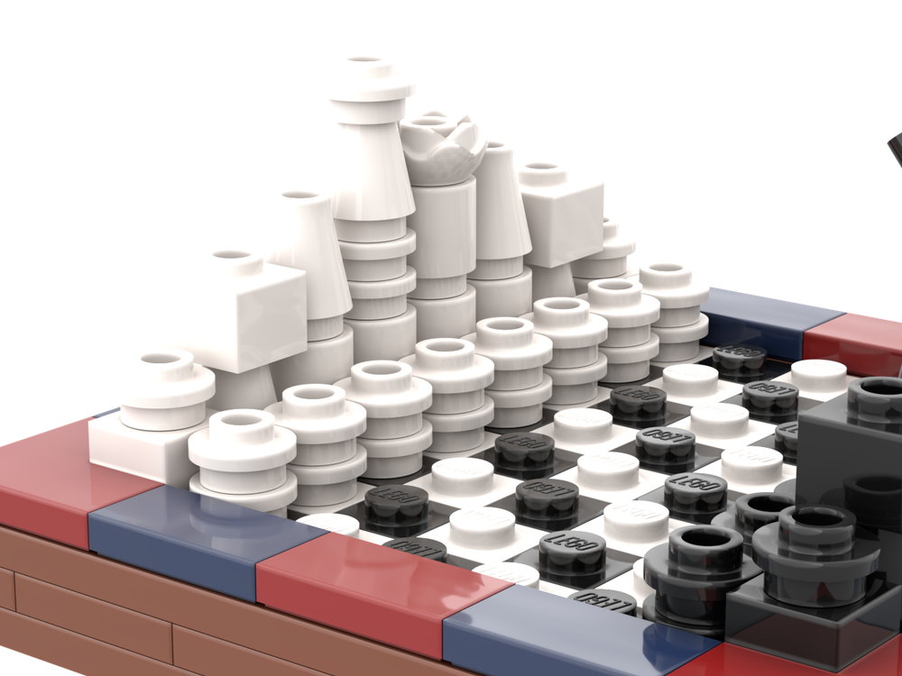 LEGO MOC Micro Chess Set by AntOrman | Rebrickable - Build with LEGO