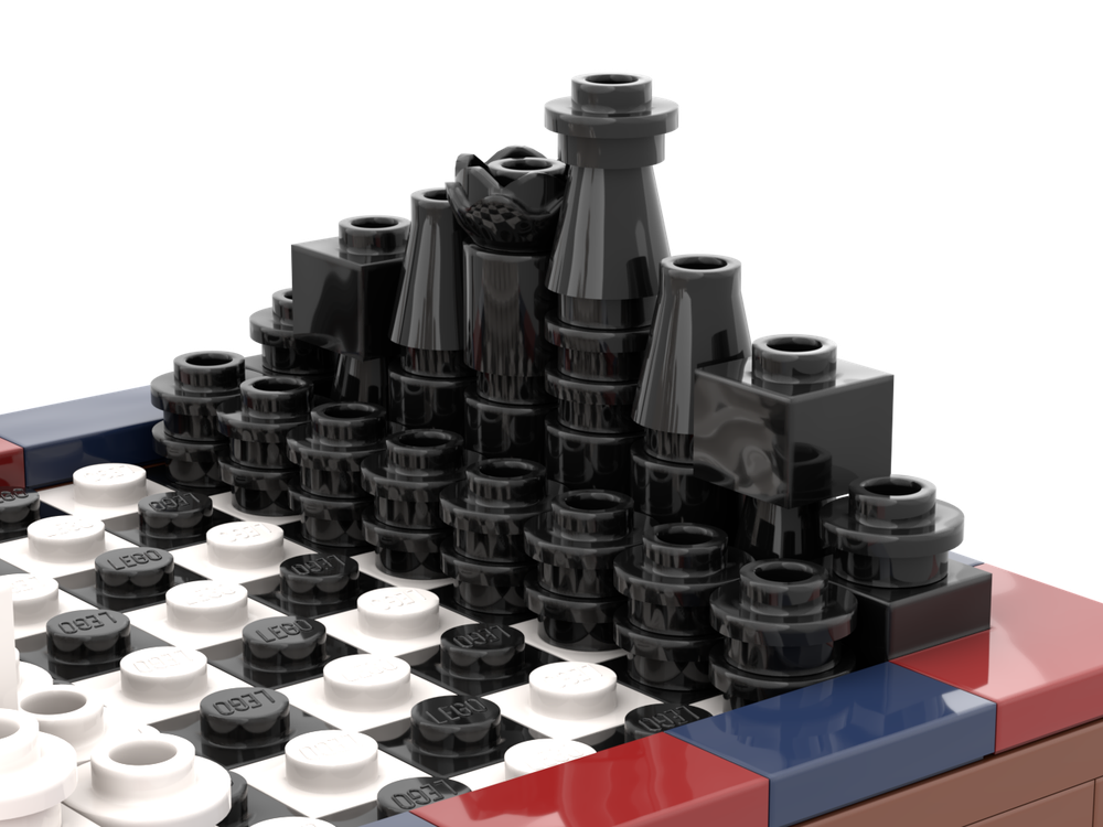 LEGO MOC Micro Chess Set by AntOrman | Rebrickable - Build with LEGO