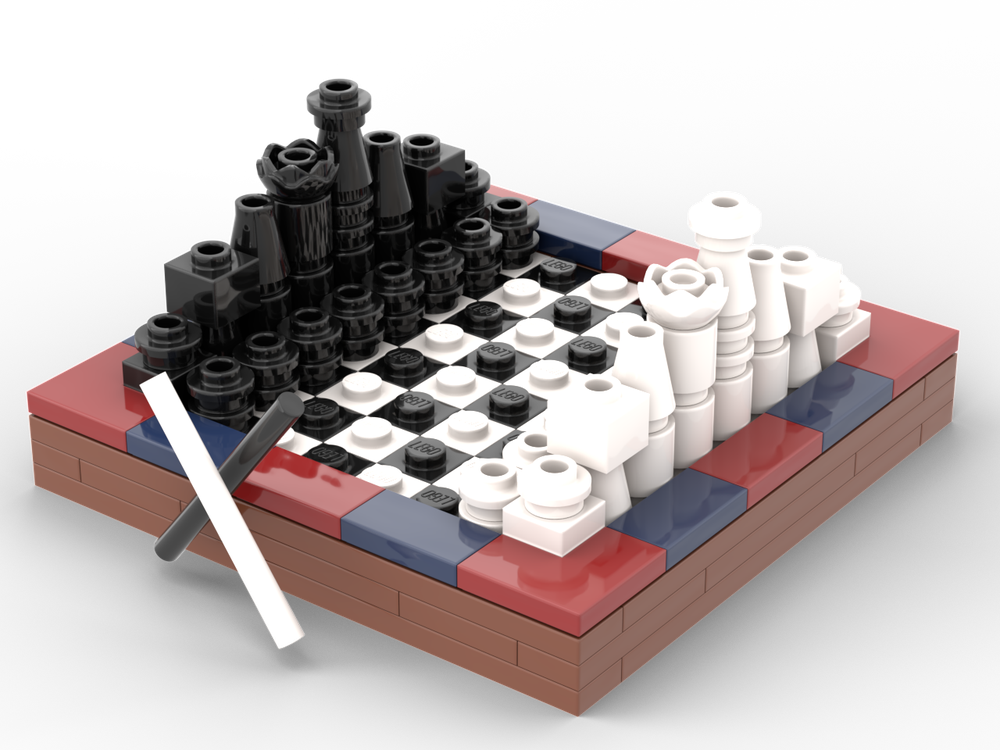 LEGO MOC Micro Chess Set by AntOrman | Rebrickable - Build with LEGO