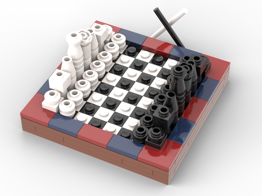 LEGO MOC Micro Chess Set by AntOrman | Rebrickable - Build with LEGO