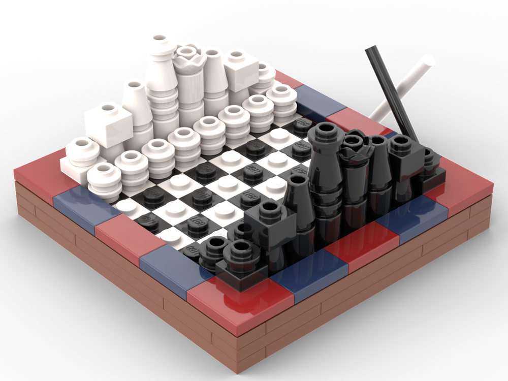 LEGO MOC Micro Chess Set by AntOrman | Rebrickable - Build with LEGO