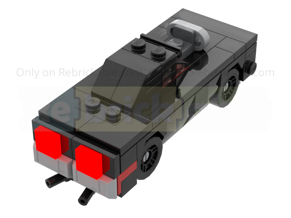 LEGO MOC Micro 4-Stud Wide 1970 Dodge Charger by Goldblast ...