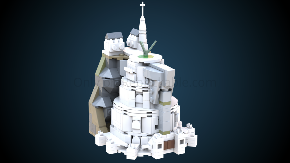 LEGO MOC LOTR - The White City (microscale) - Map of Middle-Earth by ...