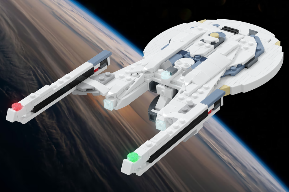 LEGO MOC-237404 Columbia class (Ent-D Scale) by Lilium Brick Yards ...