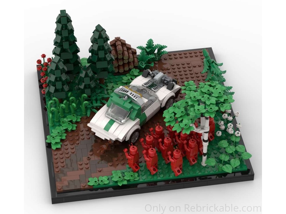 LEGO MOC Rally Diorama by Imperial.Lego | Rebrickable - Build with LEGO