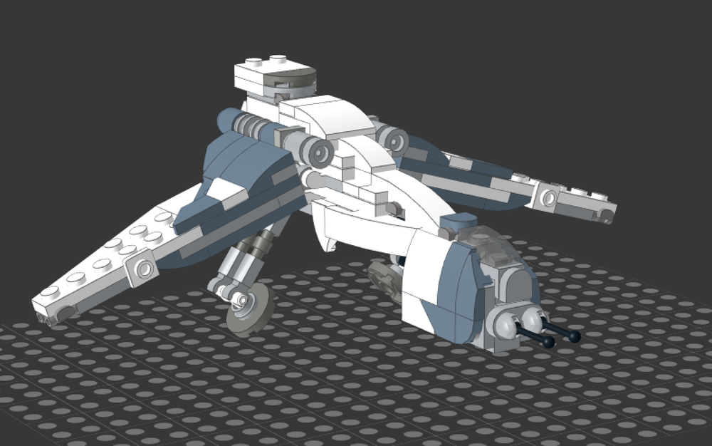 LEGO MOC-237444 mini dropship by RayxLego | Rebrickable - Build with LEGO