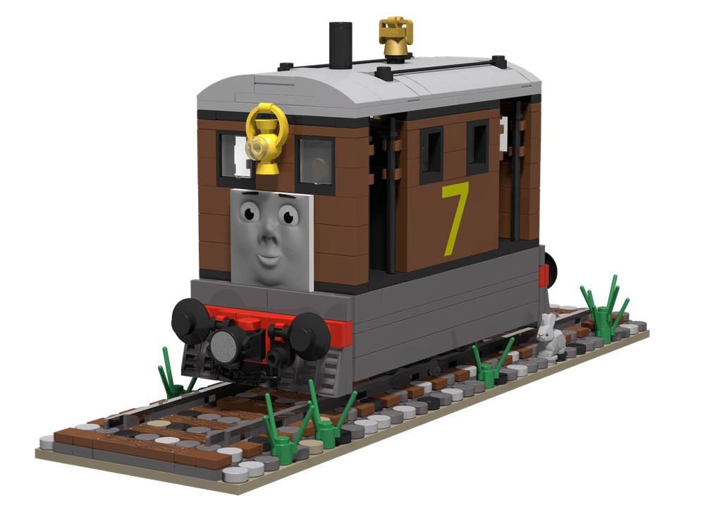 LEGO MOC Toby the Tram Engine - Powered Up! by Plymbricks | Rebrickable ...