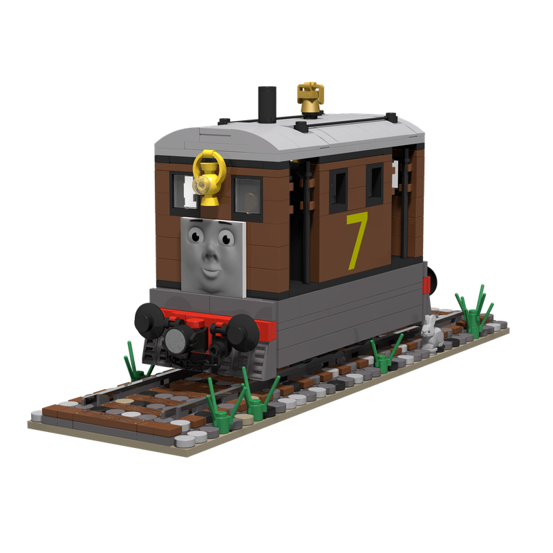 LEGO MOC Toby the Tram Engine - Powered Up! by Plymbricks | Rebrickable ...