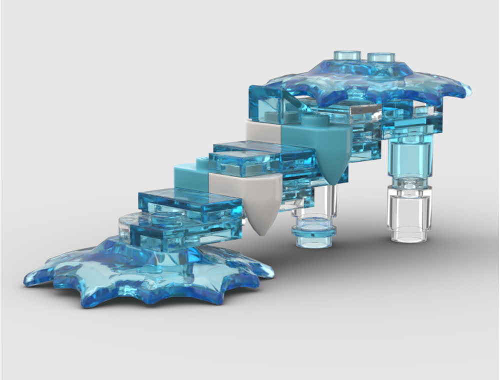 LEGO MOC Iceman's Ice Slide by Icehole | Rebrickable - Build with LEGO