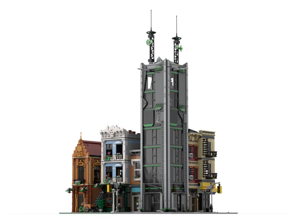 LEGO MOC-237484 Oscorp Empty Floor - Compatible with MOC 237263 by ...