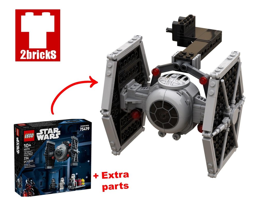 LEGO MOC-237488 Twin Ion Engine Fighter (Death Star GWP Scale) by ...