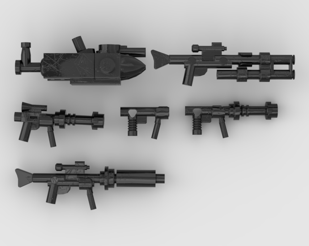 LEGO MOC-237505 Weapon Pack by Gabricious | Rebrickable - Build with LEGO