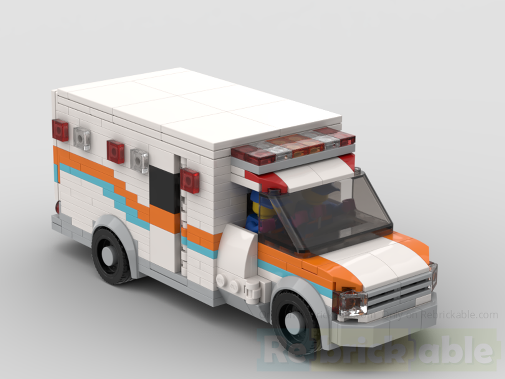 LEGO MOC EMS Ambulance by HMMWVmocs | Rebrickable - Build with LEGO