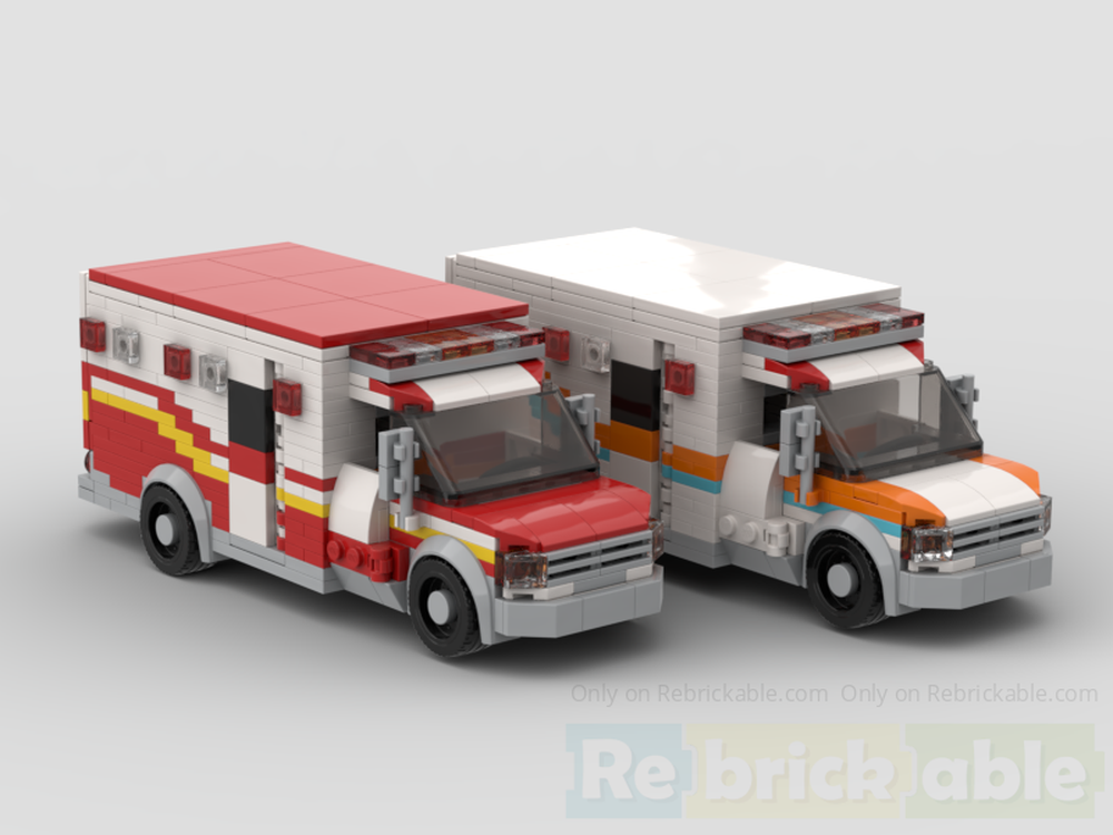 LEGO MOC EMS Ambulance by HMMWVmocs | Rebrickable - Build with LEGO