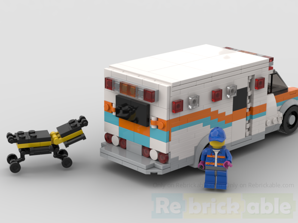 LEGO MOC EMS Ambulance by HMMWVmocs | Rebrickable - Build with LEGO