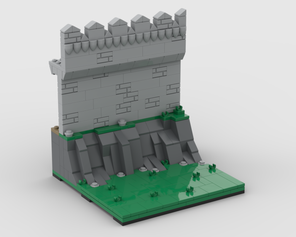 LEGO MOC Castle Wall Idea by Sammbers | Rebrickable - Build with LEGO