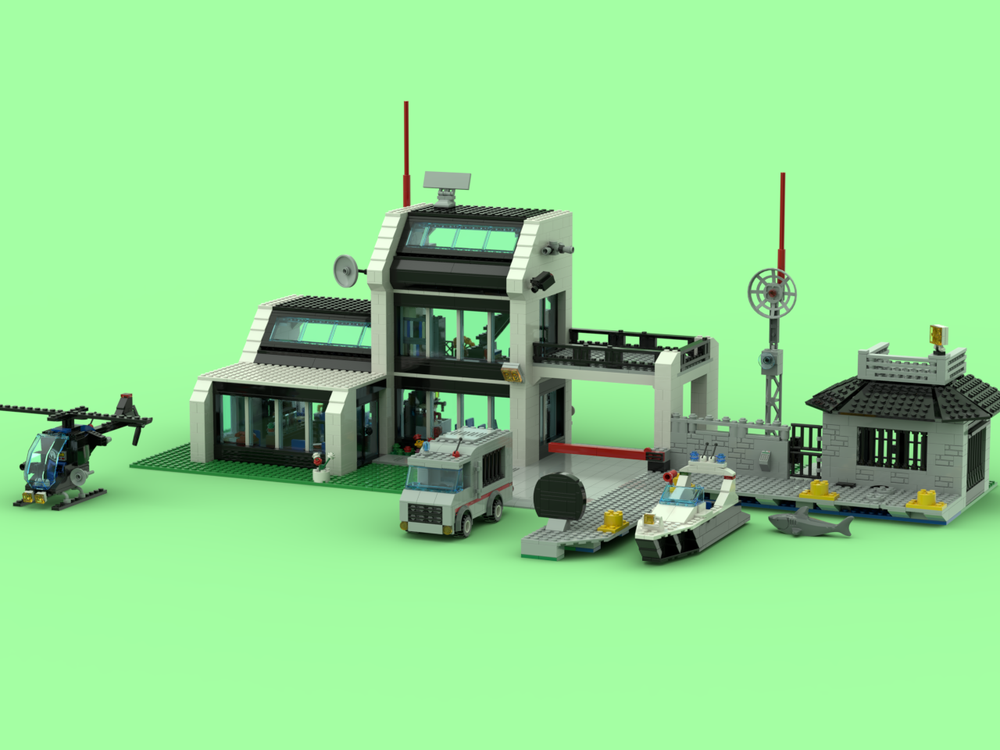 LEGO MOC Metro PD Station (6598 - remake) by Denis-O | Rebrickable ...