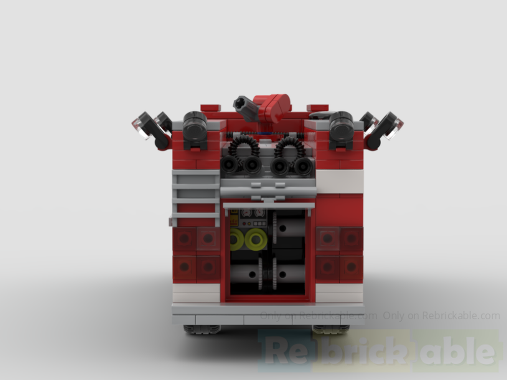 LEGO MOC Fire Pumper Truck by HMMWVmocs | Rebrickable - Build with LEGO
