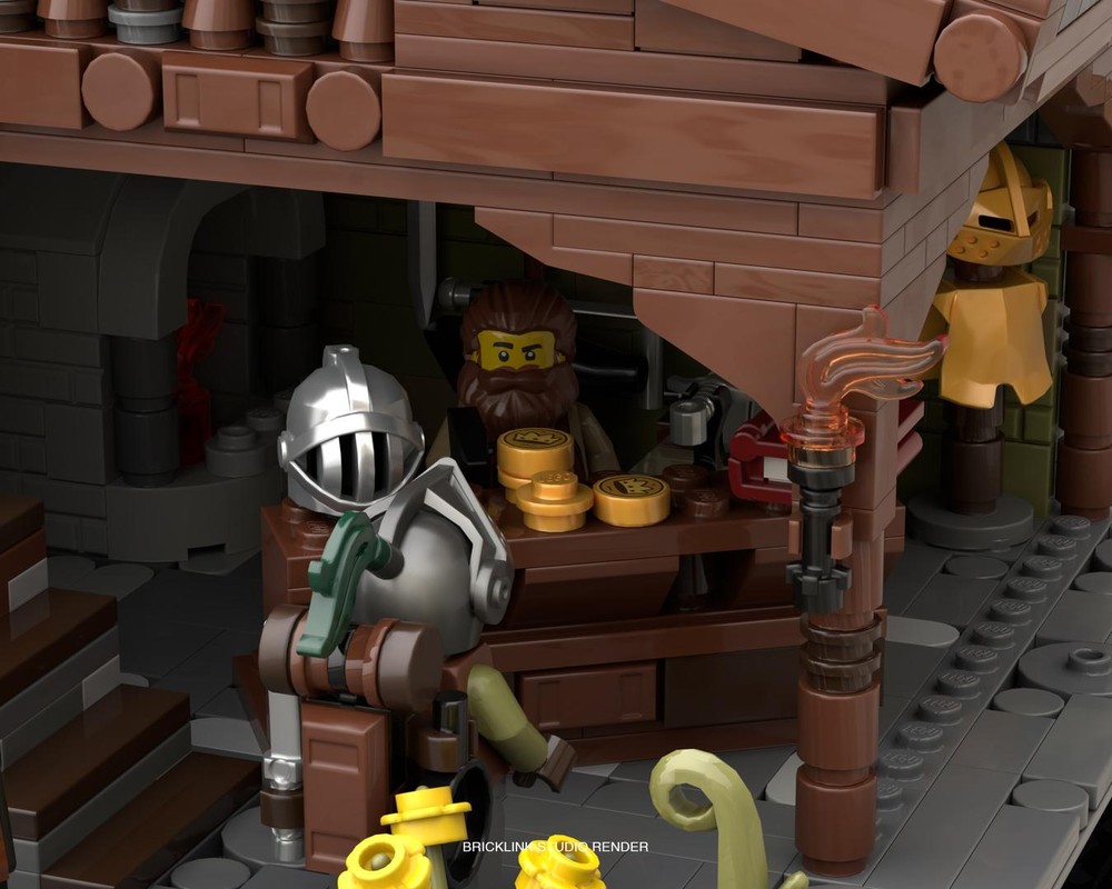 LEGO MOC MEDIEVAL MODULAR SERIES 1 - BLACKSMITH'S FORGE by dannychrst ...