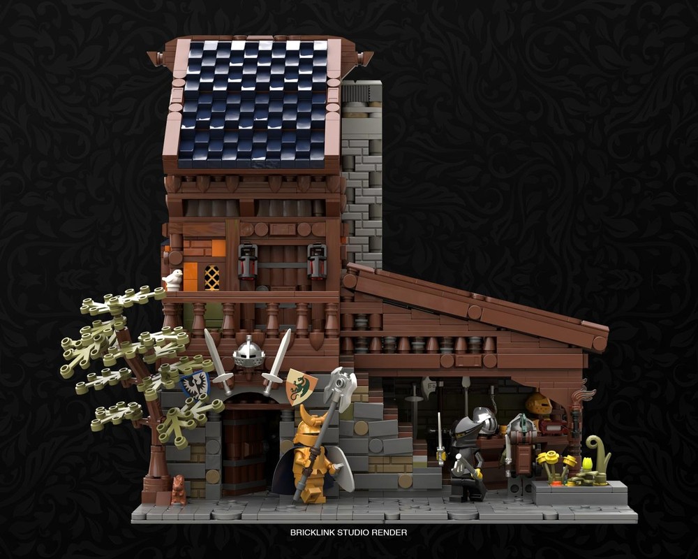 LEGO MOC MEDIEVAL MODULAR SERIES 1 - BLACKSMITH'S FORGE by dannychrst ...