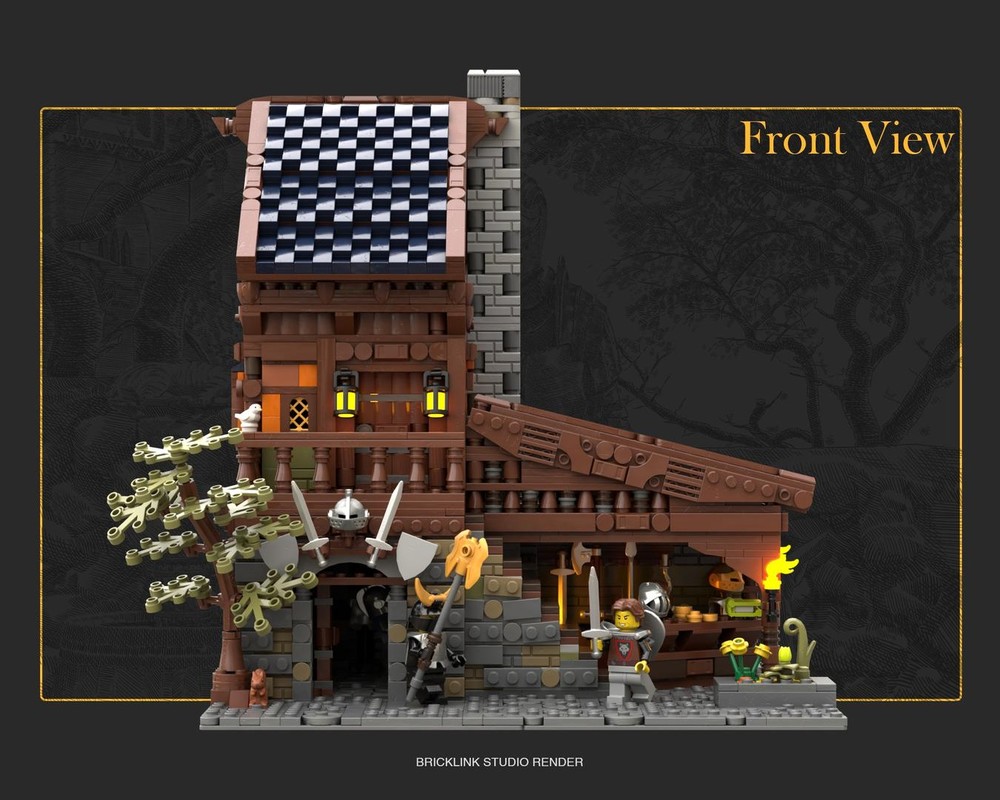 LEGO MOC-237543 MEDIEVAL MODULAR SERIES 1 - BLACKSMITH'S FORGE by ...