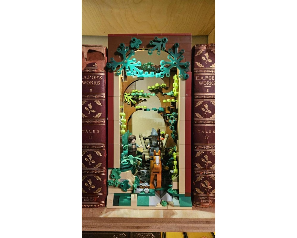 LEGO MOC-237563 Book Nook Template by Zeus XVII | Rebrickable - Build ...