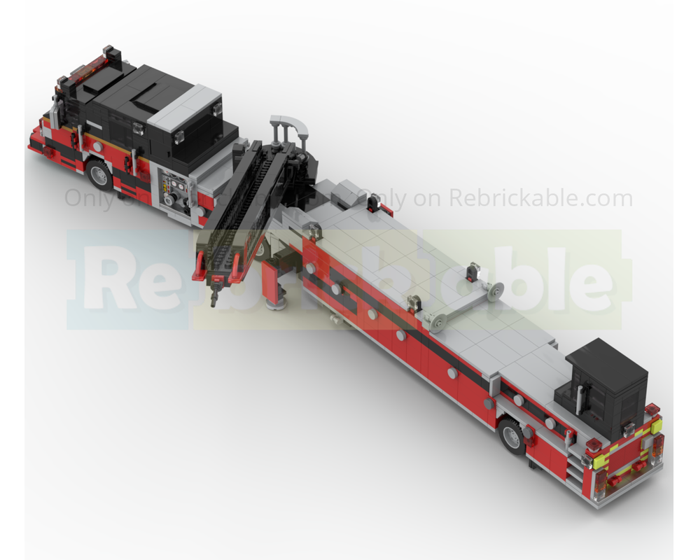 LEGO MOC-237564 Pierce Velocity Tiller Ladder by Silver Ridge ...