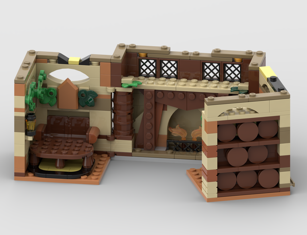 LEGO MOC-237571 HP Common Room LEGO 76435 modification by Donrad ...