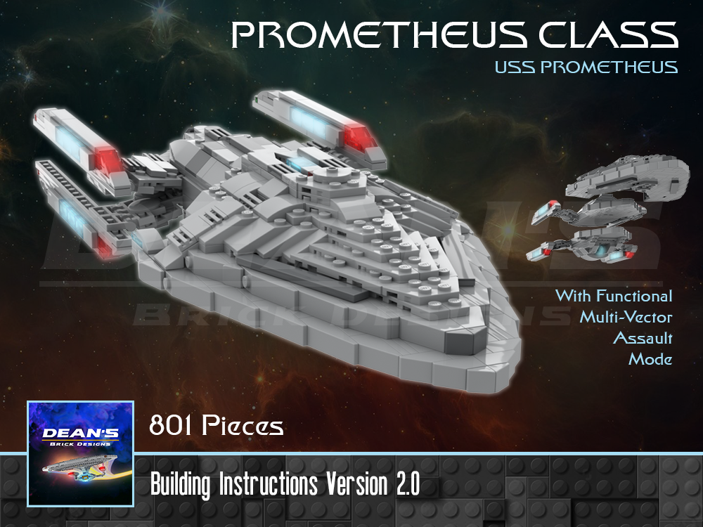 LEGO MOC-237573 Prometheus Class Starship - Star Trek Voyager by ...