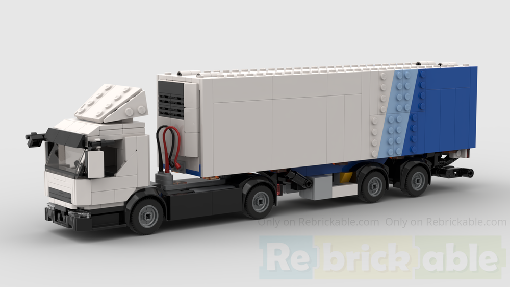 LEGO MOC Low entry tractor&city trailer by phigeon | Rebrickable ...