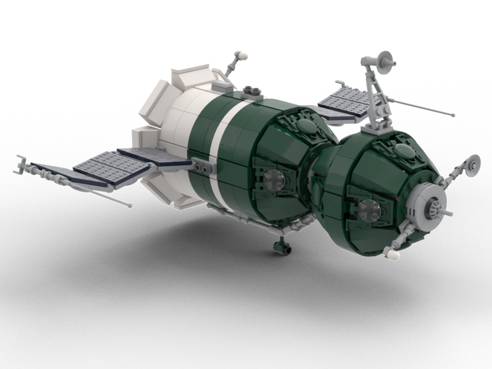 LEGO MOC-237606 Soyuz Spacecraft - Minifigure Scale by ...