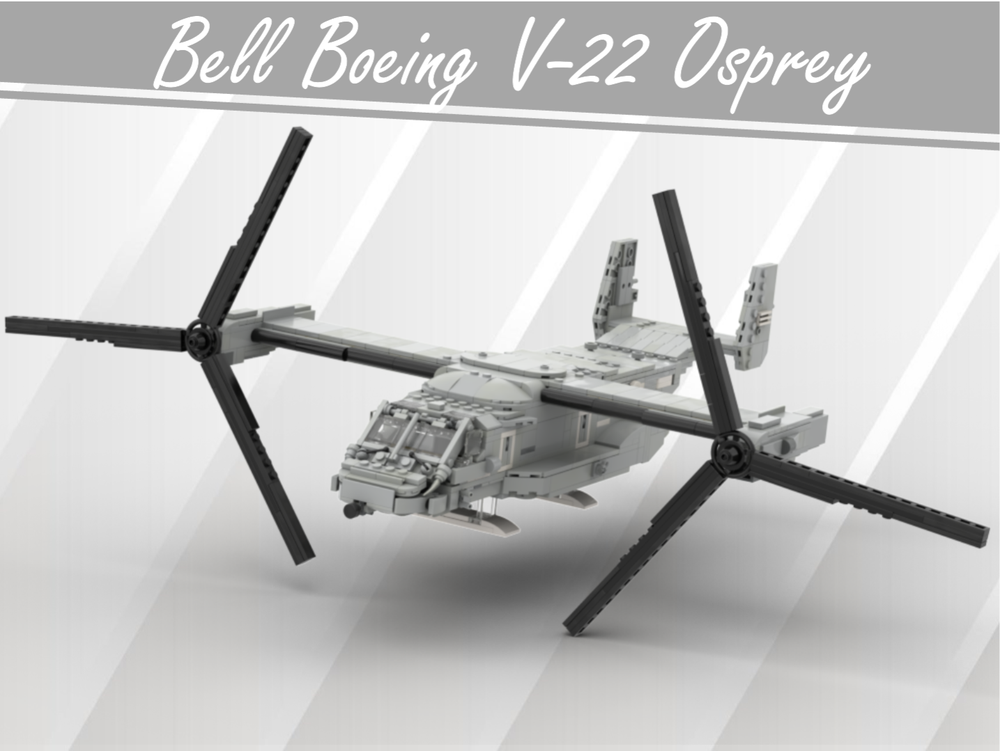 LEGO MOC Bell Boeing V-22 Osprey by BasicBuilder23 | Rebrickable ...