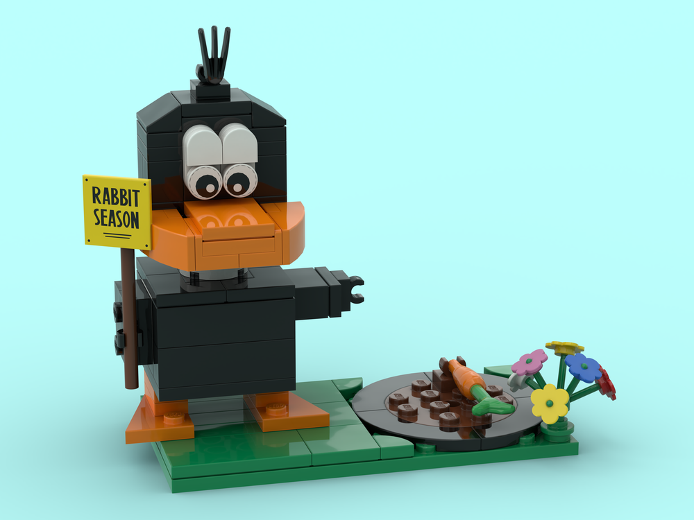 LEGO MOC Daffy Duck (Looney Tunes) by Puremadness | Rebrickable - Build ...