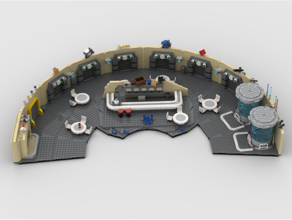 LEGO MOC The complete Saga cantina by McMOC | Rebrickable - Build with LEGO
