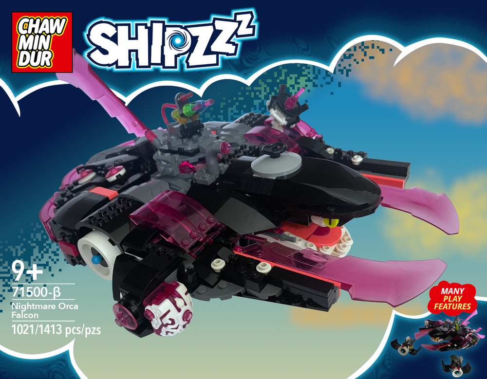 LEGO MOC-237651 Nightmare Orca Falcon (71500 Nightmare Shark Submarine ...