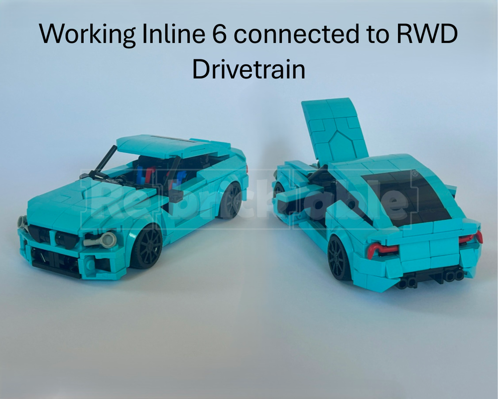 LEGO MOC BMW M2 G87 (Working Inline 6 connected to RWD) by mp_mocs ...