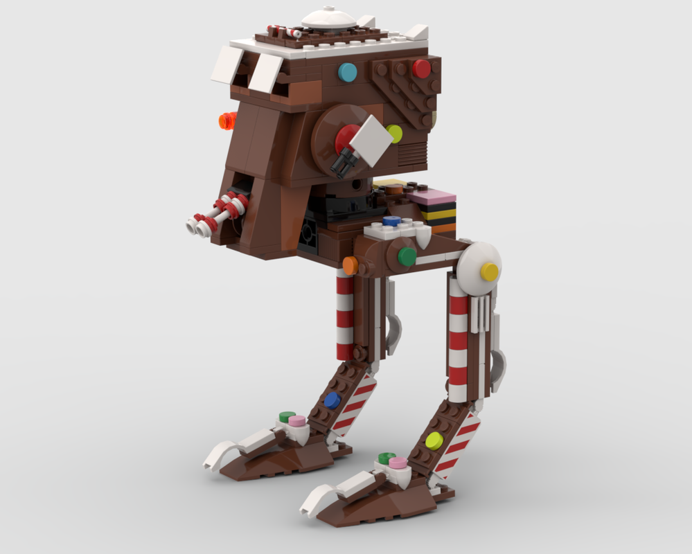 LEGO MOC Gingerbread AT-ST by tgar7998 | Rebrickable - Build with LEGO