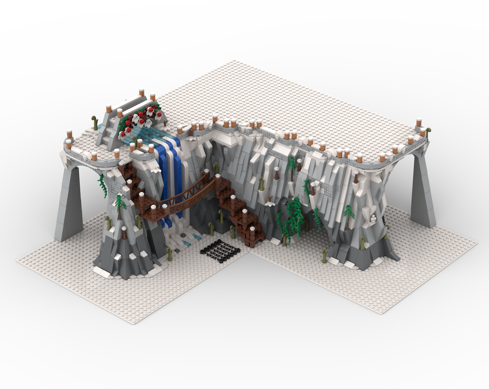 LEGO MOC-237664 Winter corner tunnel by hugore | Rebrickable - Build ...