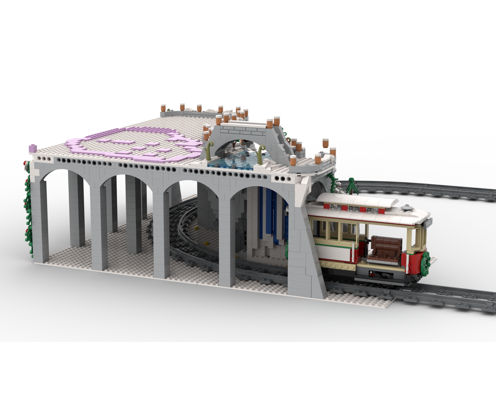 LEGO MOC-237664 Winter corner tunnel by hugore | Rebrickable - Build ...