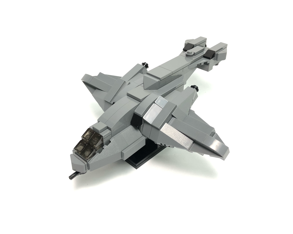 LEGO MOC-23768 Pelican Dropship Microscale Instructions (Space 2019 ...
