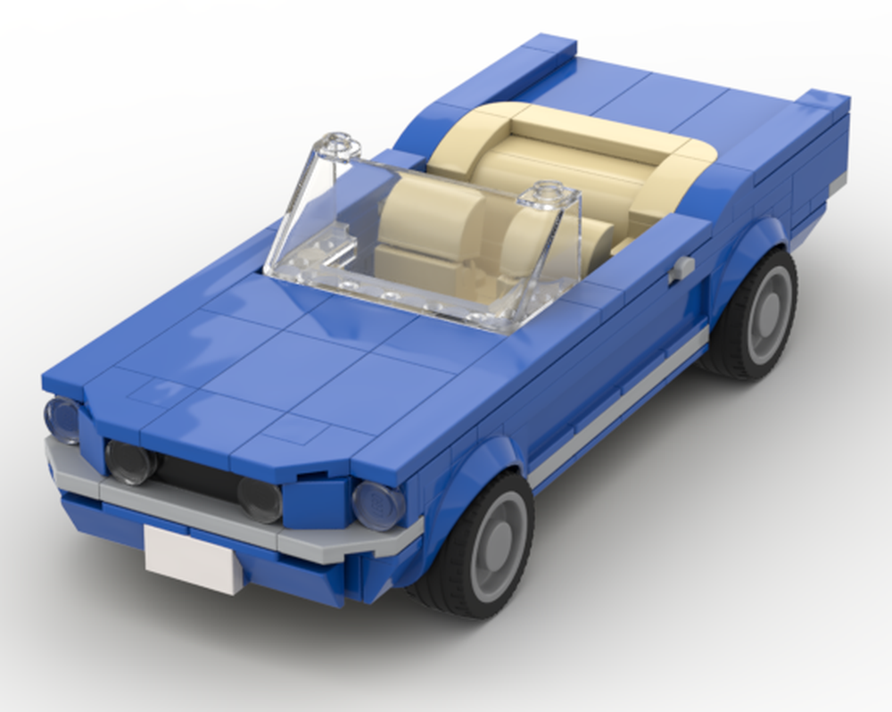 LEGO MOC 1965 Ford Mustang convertible (first generation) by EBbuilds ...