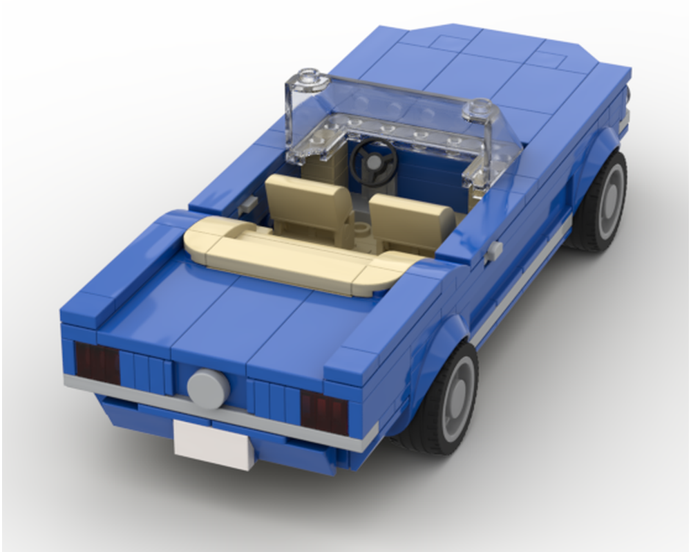 LEGO MOC 1965 Ford Mustang convertible (first generation) by EBbuilds ...