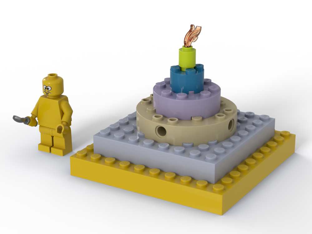 LEGO MOC BIG CAKE by BucktoothBuilder | Rebrickable - Build with LEGO