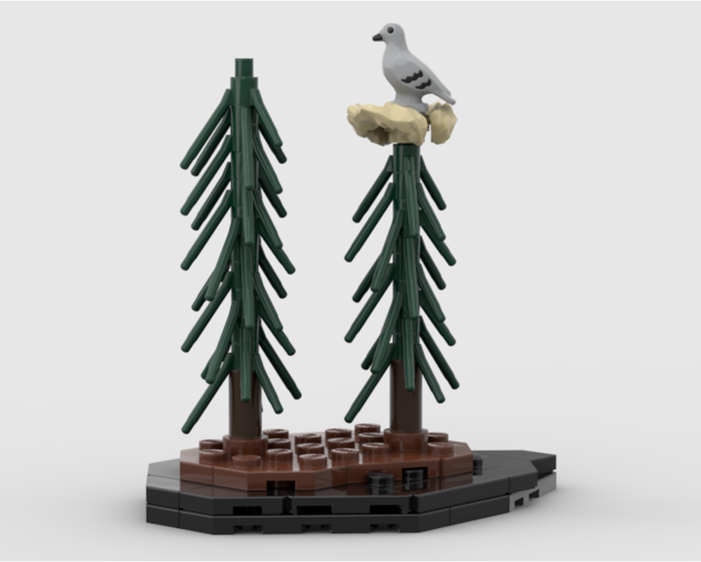 LEGO MOC Pine Forest by CrazyBrick123 | Rebrickable - Build with LEGO