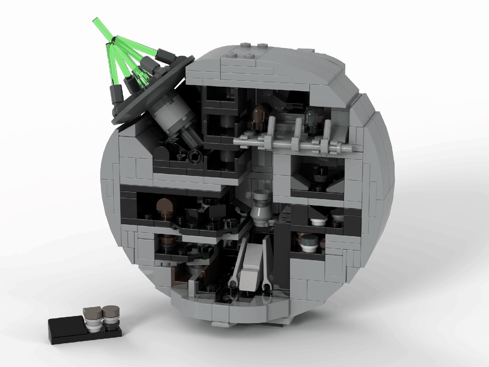 LEGO MOC-237718 Midi-Scale Death Star by mint9000 | Rebrickable - Build ...